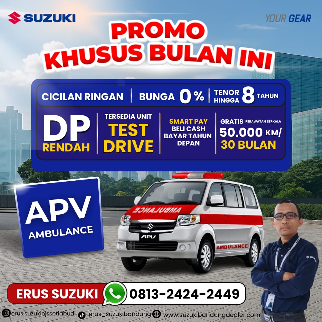 Suzuki APV Ambulance – SUZUKI NJS BANDUNG